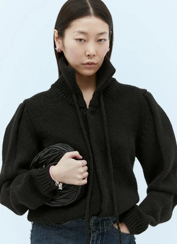 Bottega Veneta Loop Leather Bracelet
