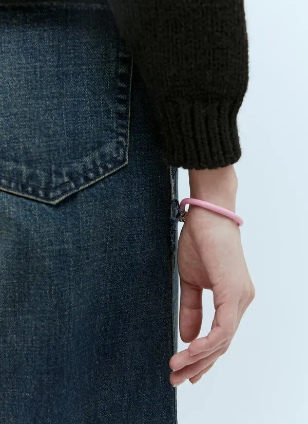 Bottega Veneta Loop Leather Bracelet