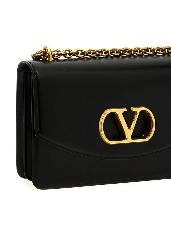 Valentino Garavani Vain Shoulder Bag - Black