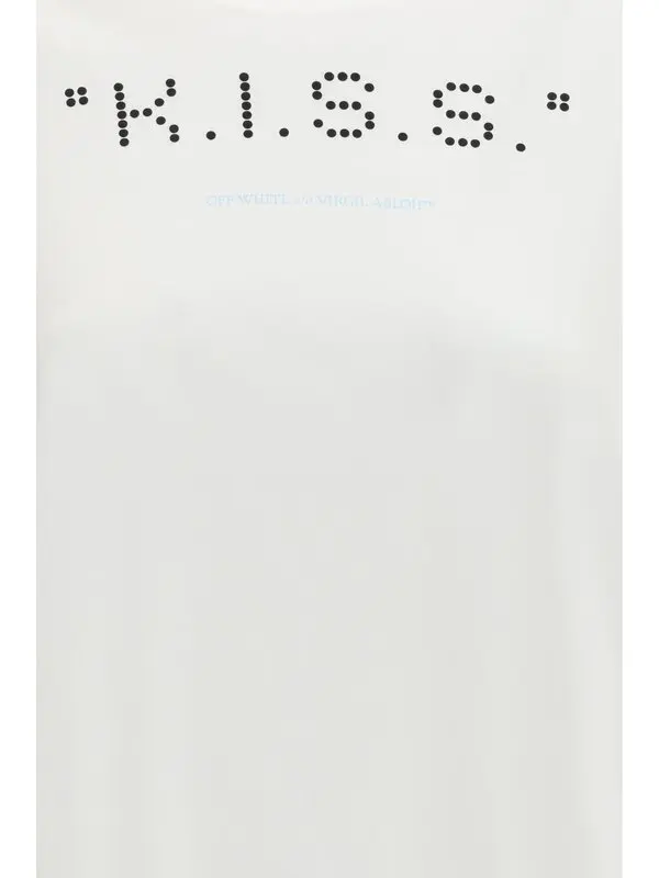 Off-White Kiss Quote T-shirt