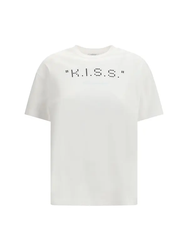 Off-White Kiss Quote T-shirt - White
