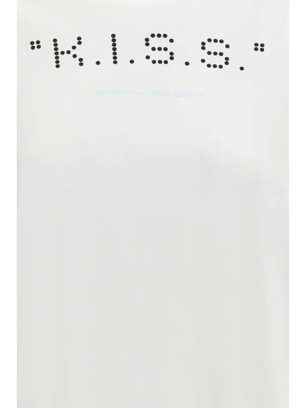 Off-White Kiss Quote T-shirt - White