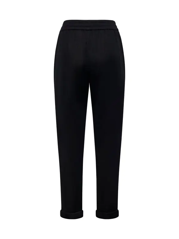 Brunello Cucinelli Cotton And Silk Jogging Pants - Multicolor