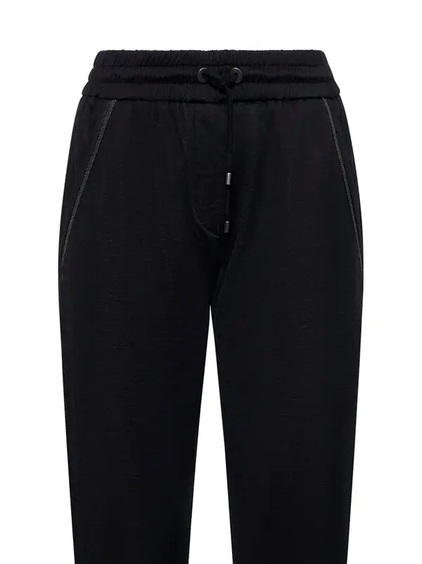 Brunello Cucinelli Cotton And Silk Jogging Pants - Multicolor