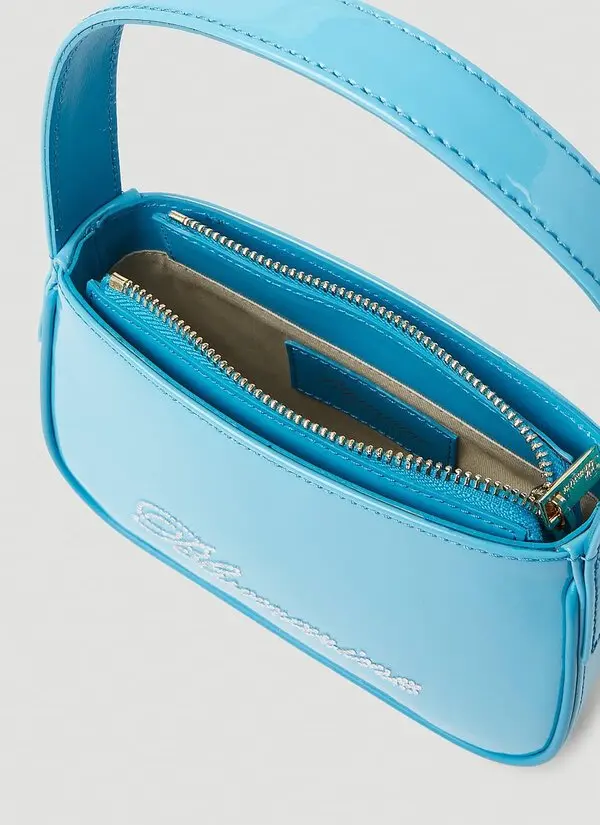 Blumarine Logo Embellished Shoulder Bag