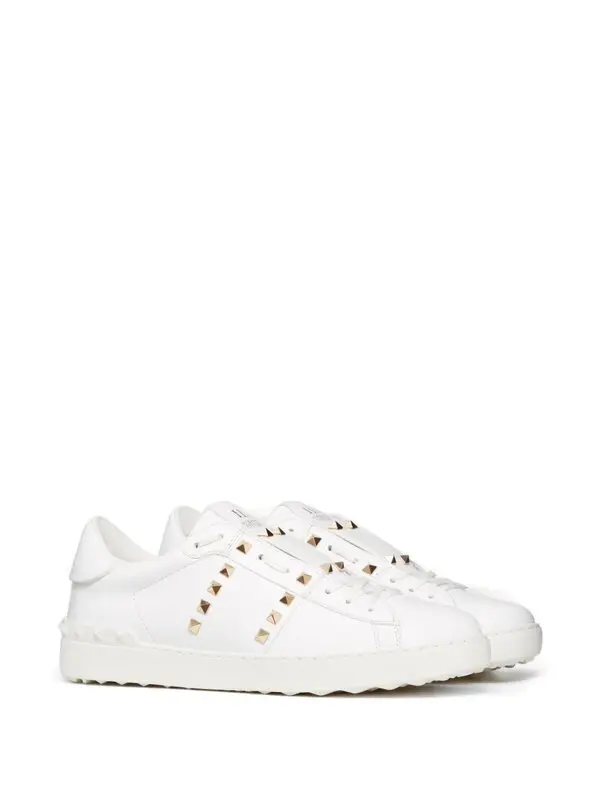Valentino Garavani Rockstud Untitled Leather Sneakers