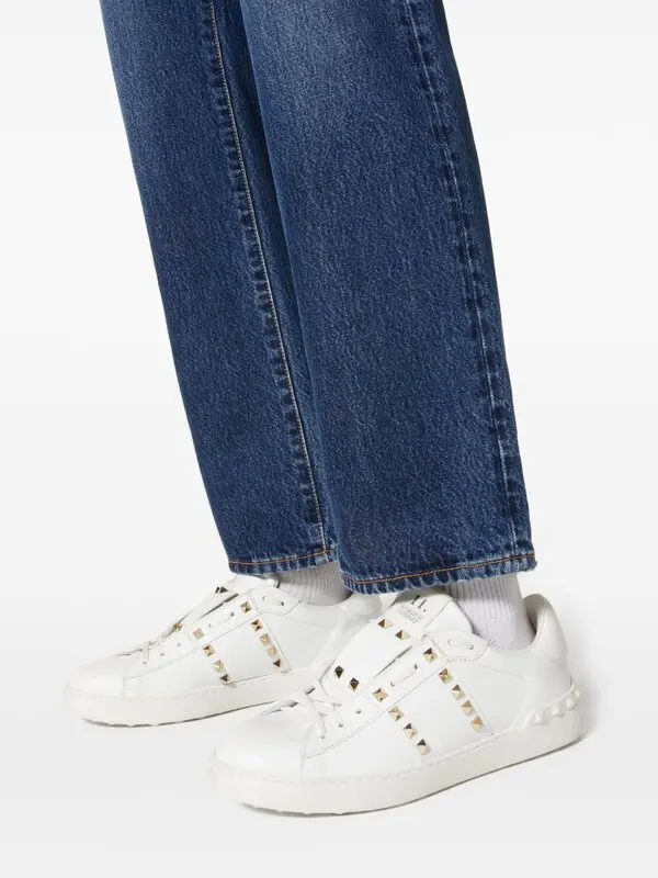 Valentino Garavani Rockstud Untitled Leather Sneakers