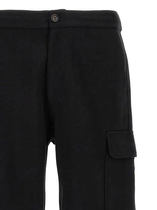 Brunello Cucinelli Cargo Bermuda Shorts - Black