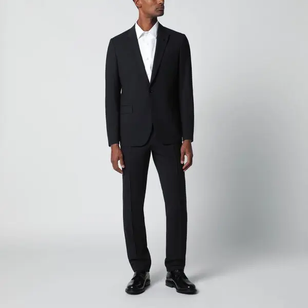 LARDINI Single-breasted Wool-blend Suit