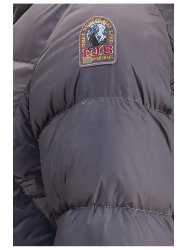 PARAJUMPERS Puffer Jacket Marion In Quilted Nylon - Gray