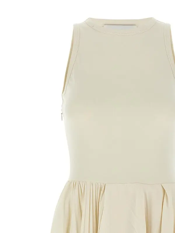 Alexander McQueen Cotton Jersey Asymmetrical Dress