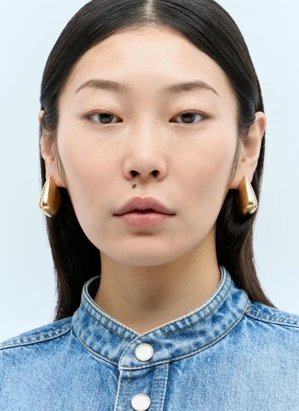 Bottega Veneta Small Fin Earrings