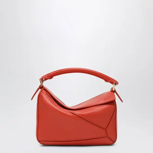 Loewe Puzzle Featherlight Medium Bag - Red