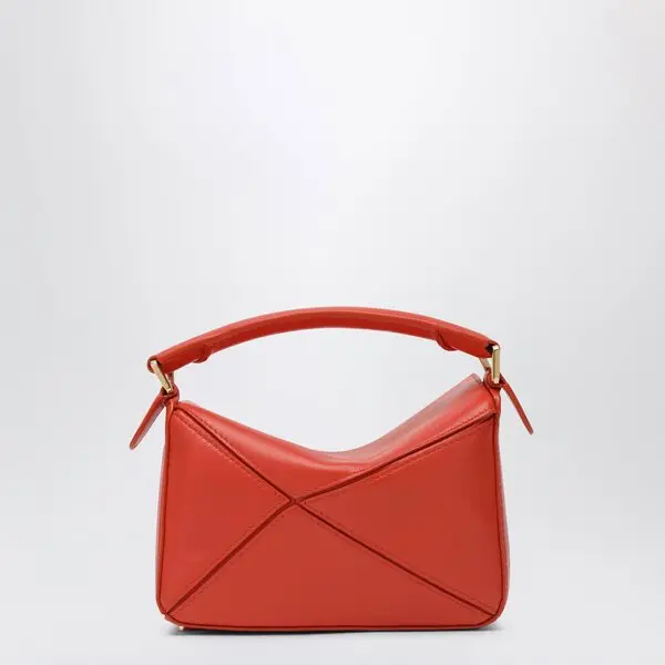 Loewe Puzzle Featherlight Medium Bag - Red