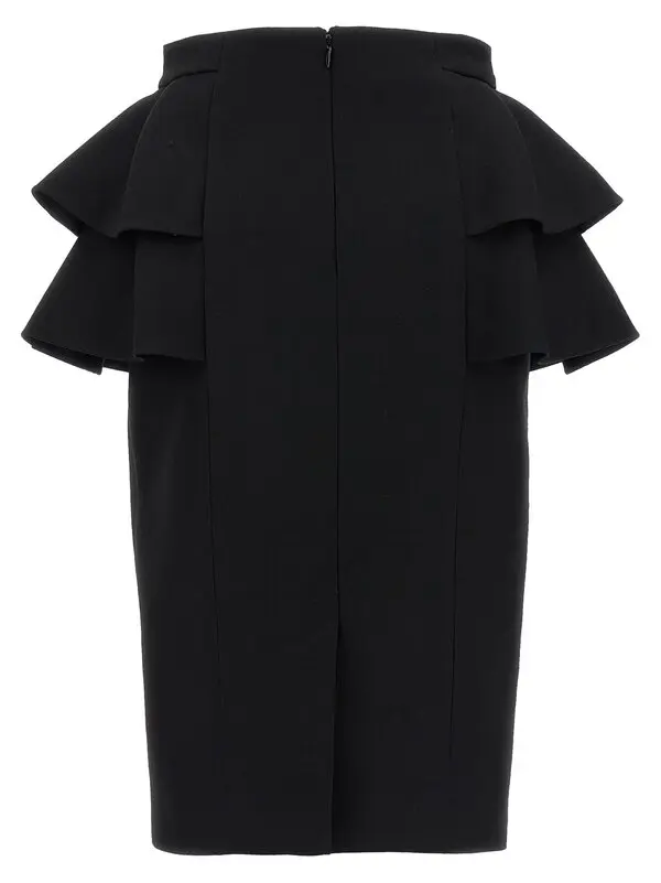 Valentino Garavani Crepe Couture Midi Skirt