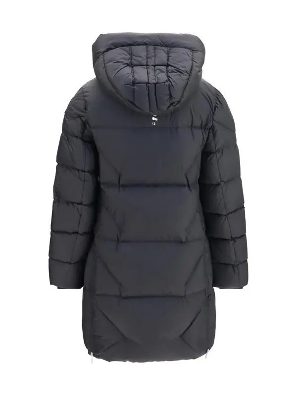 PARAJUMPERS Long Puffer Jacket Janet - Black