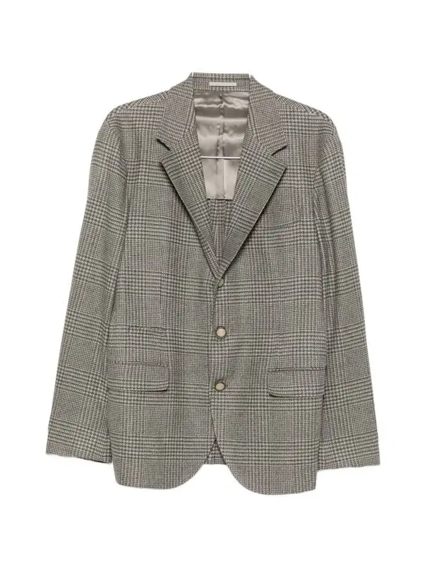 Brunello Cucinelli Wool Single-breasted Jacket - Multicolor