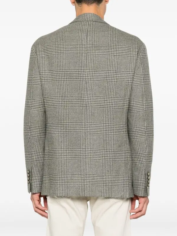 Brunello Cucinelli Wool Single-breasted Jacket - Multicolor