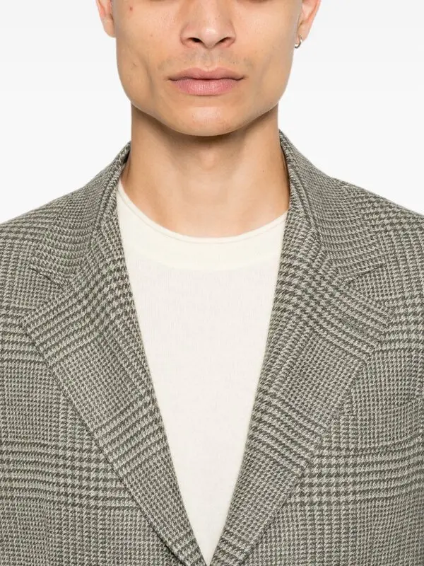 Brunello Cucinelli Wool Single-breasted Jacket - Multicolor