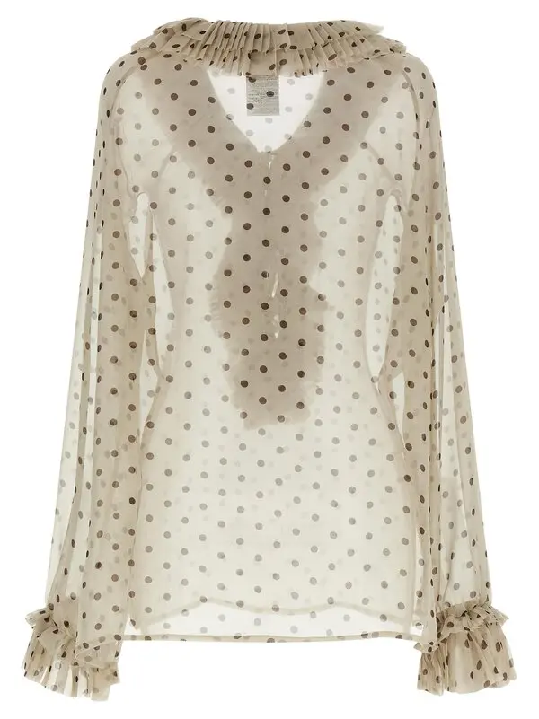 P.a.r.o.s.h Pallina' Blouse - Cream