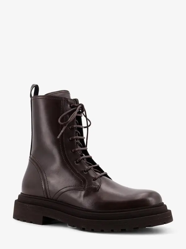 Brunello Cucinelli Leather Ankle Boots - Multicolor