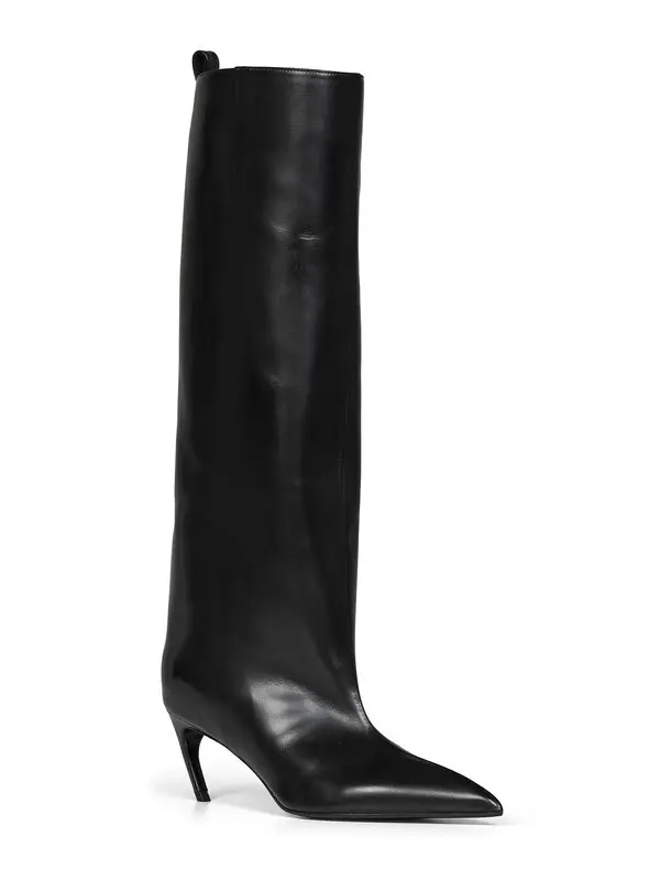 Attico Leather Lea Knee-high Boots - Multicolor
