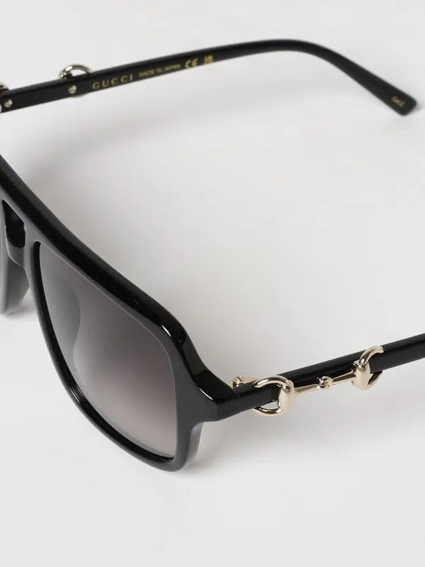 Gucci Navigator Acetate Sunglasses - Black
