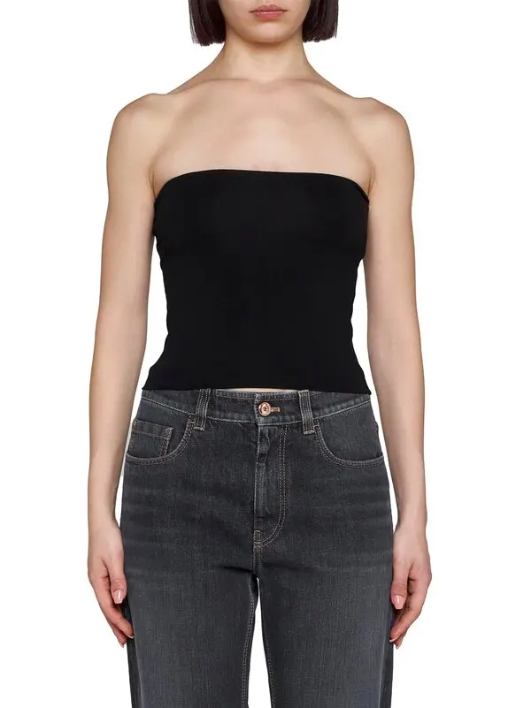 Brunello Cucinelli Ribbed Jersey Tank Top