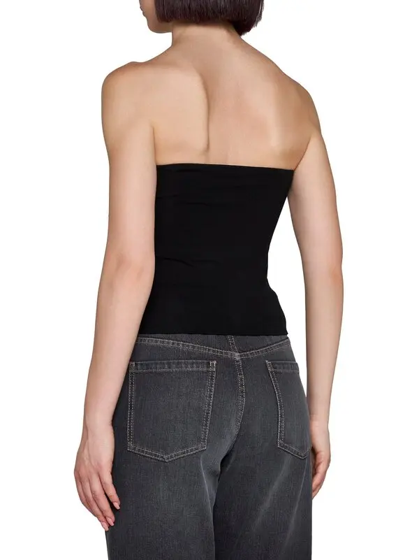Brunello Cucinelli Ribbed Jersey Tank Top - Multicolor