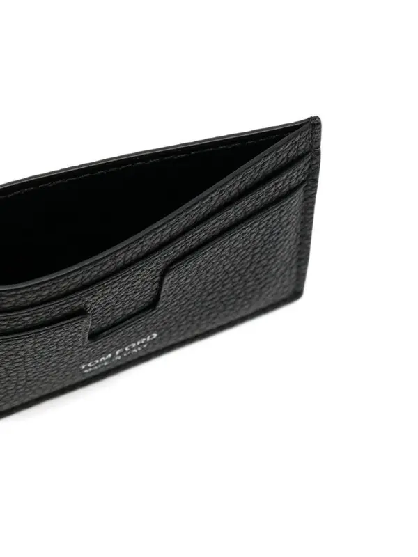 TOM FORD T-line Leather Card Case