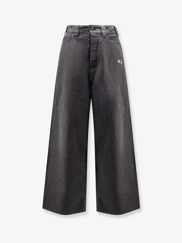 Balenciaga Trompe L'oeil Denim Trousers - Multicolor