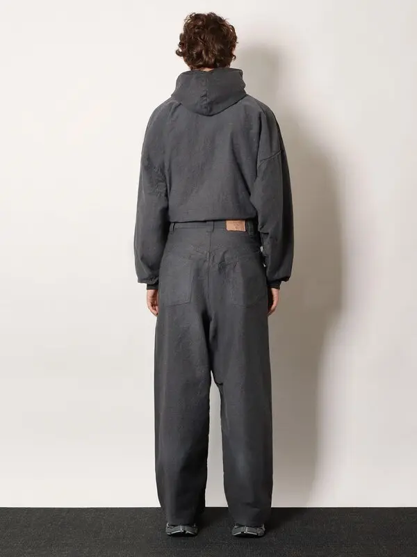 Balenciaga Trompe L'oeil Denim Trousers - Multicolor