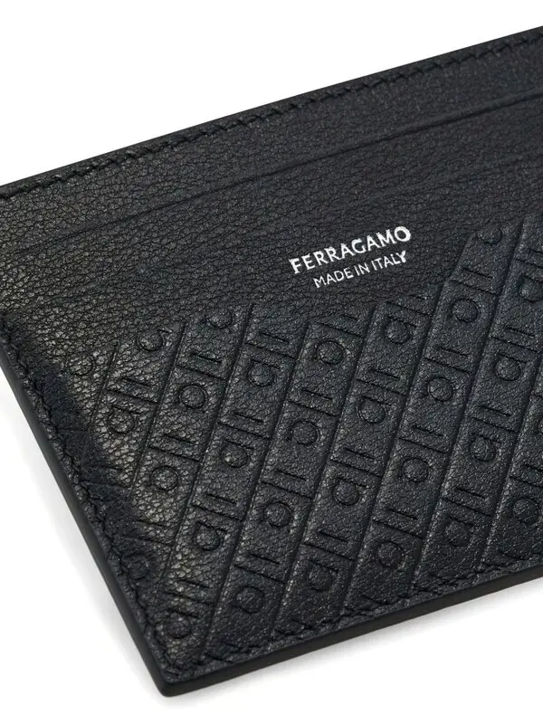 FERRAGAMO Leather Credit Card Case