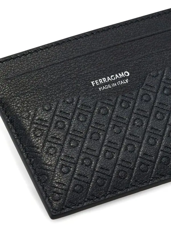 FERRAGAMO Leather Credit Card Case