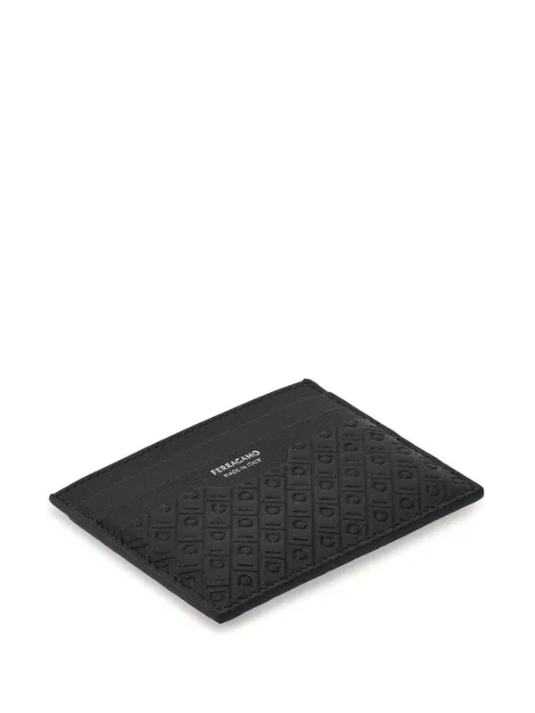 FERRAGAMO Leather Credit Card Case