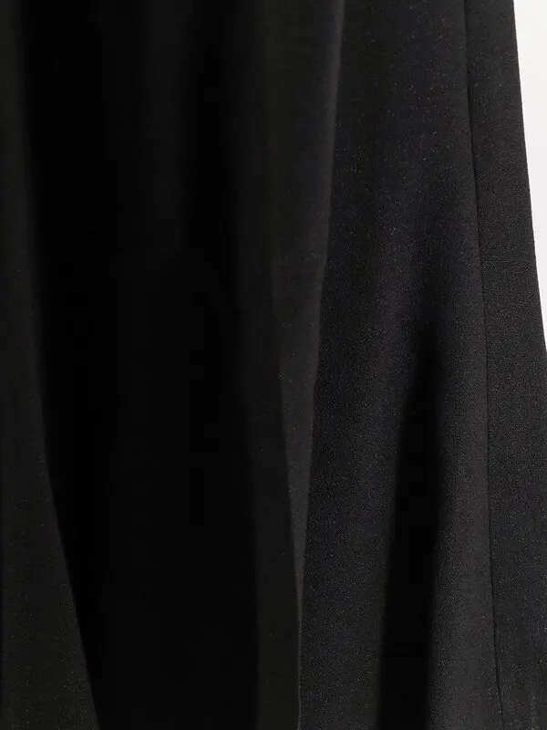 Balenciaga Flared Viscose Trousers - Multicolor
