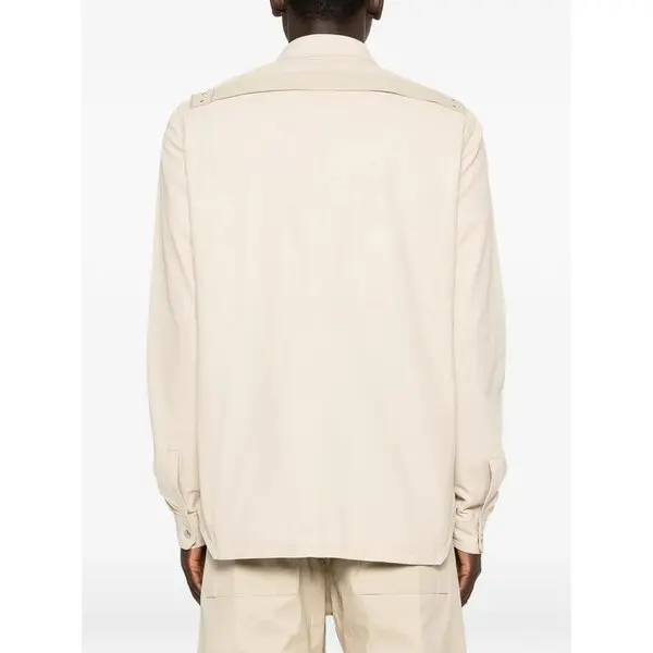 Rick Owens Leather Shirt Jacket