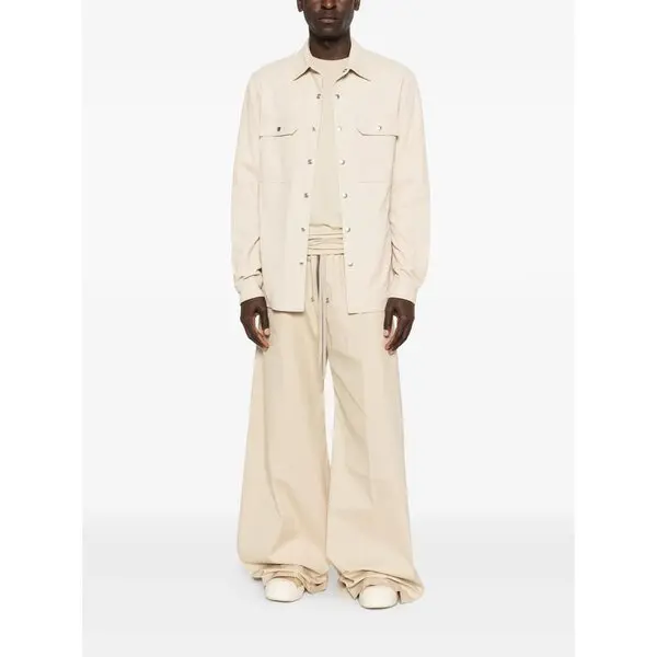 Rick Owens Leather Shirt Jacket