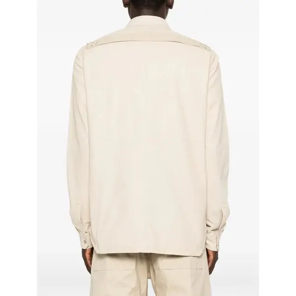 Rick Owens Leather Shirt Jacket