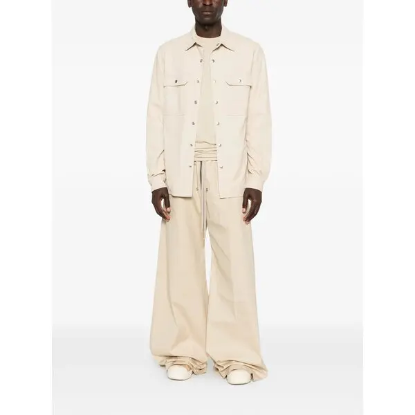 Rick Owens Leather Shirt Jacket
