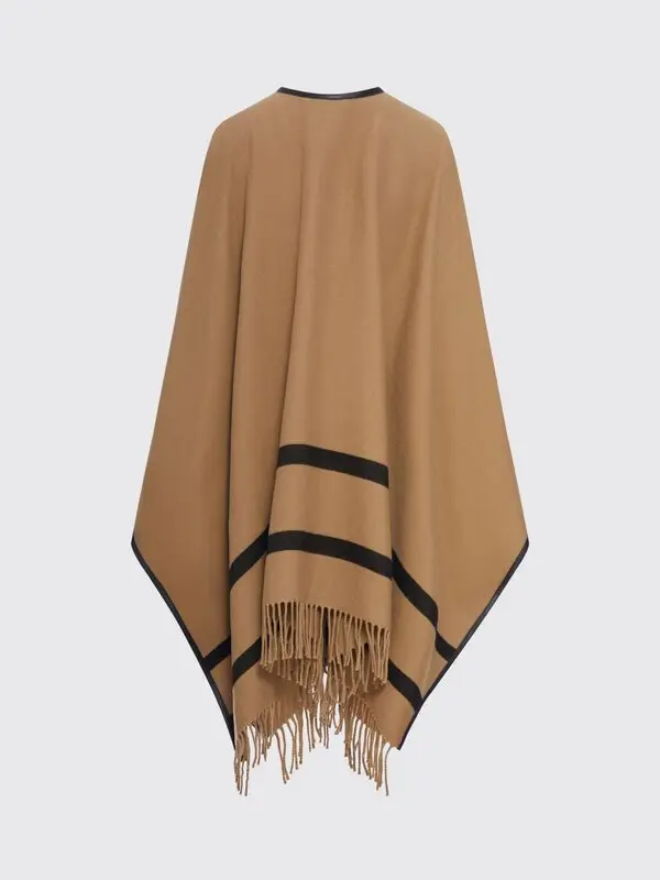 Max Mara Wool Cape With Logo