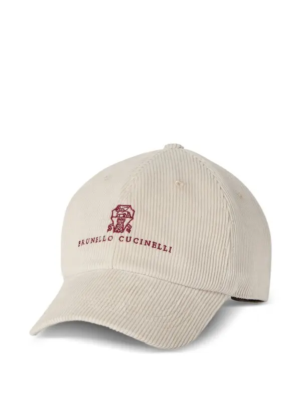 Brunello Cucinelli Logo Cotton Baseball Cap - Multicolor