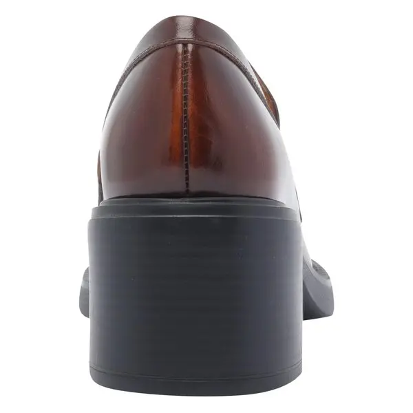 TOD'S Logo Leather Pump Loafers