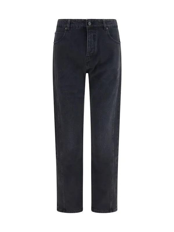 Balmain Straight-leg Denim Jeans