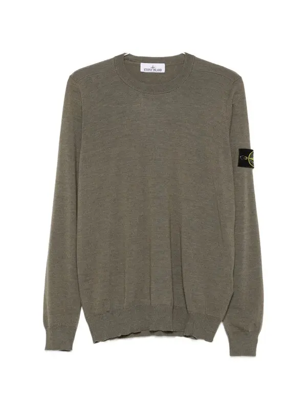 Stone Island Wool Crewneck Sweater