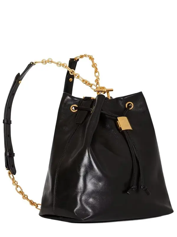 Balmain Pulse Convertible Leather Backpack