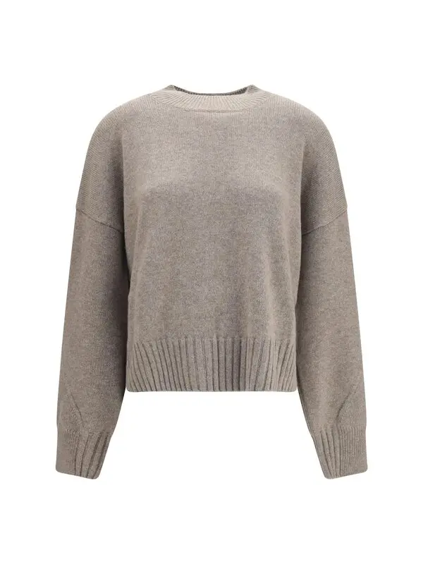 Malo Cashmere Crew Neck Sweater - Cream