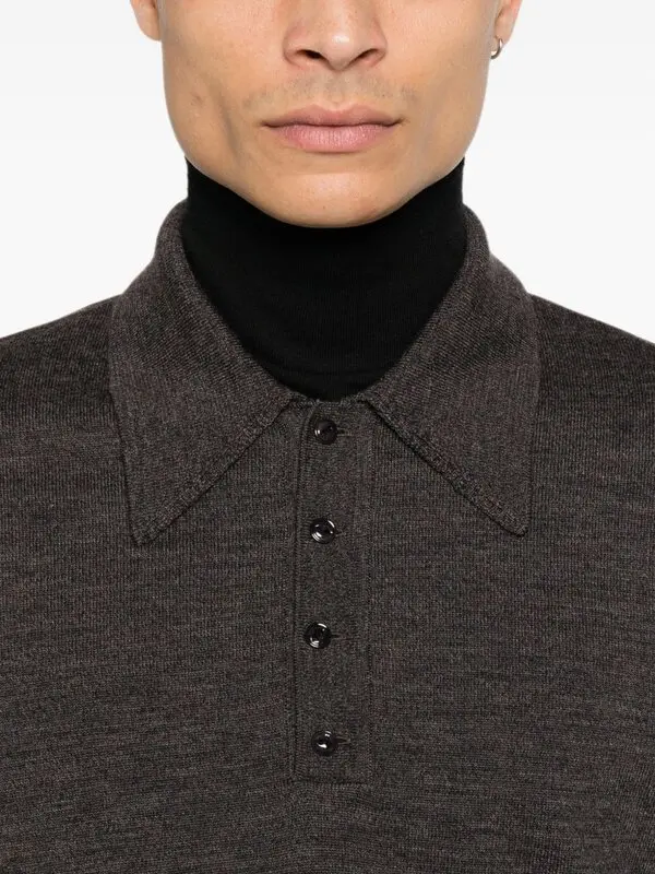 LEMAIRE Wool Polo Shirt