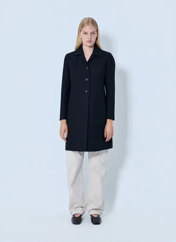 JIL SANDER Single-breasted Wool Coat