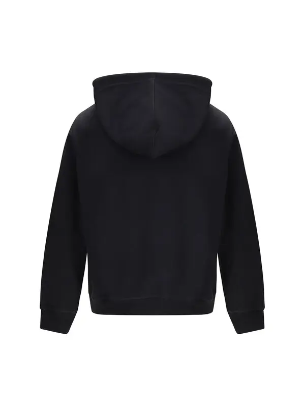 Brunello Cucinelli Cotton Zip Up Hoodie - Black
